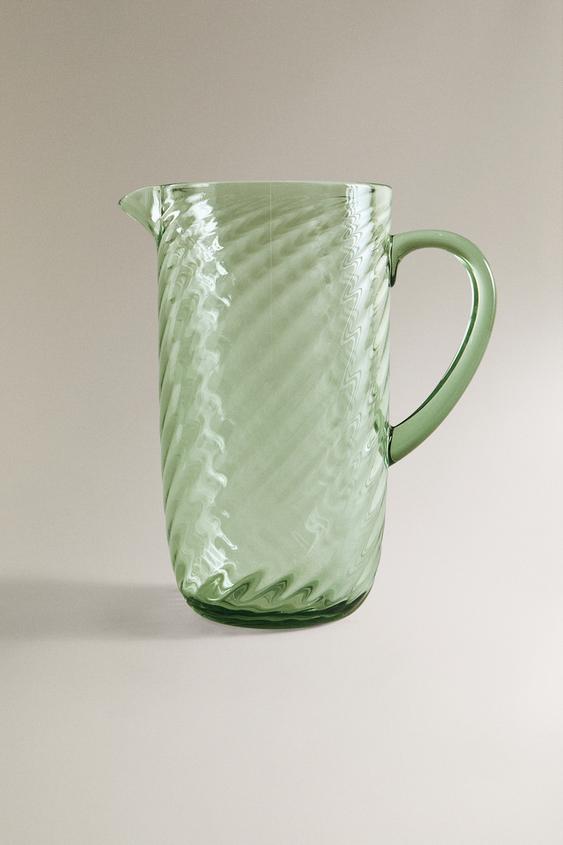 WAVY ACRYLIC JUG - Green | ZARA Ireland