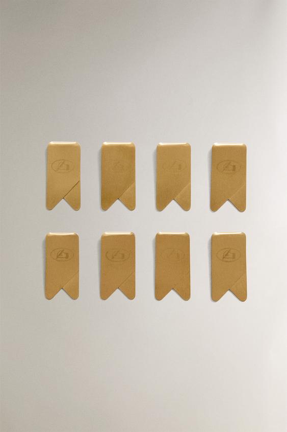 BRASS BOOKMARKS (PACK OF 8) - Gold | ZARA United Kingdom