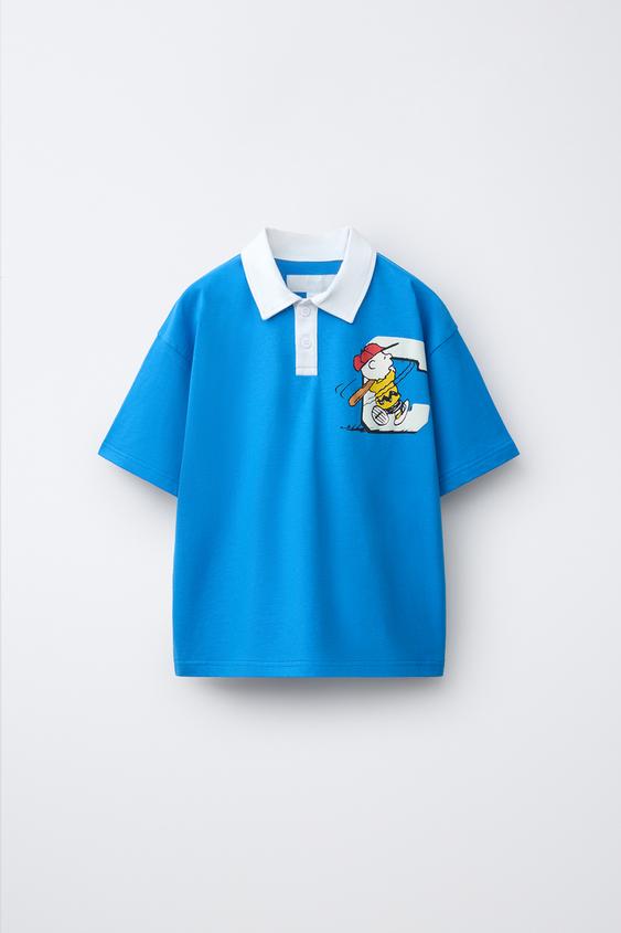 SNOOPY PEANUTS™ -POLO - Blue/White | ZARA Suomi / Finland
