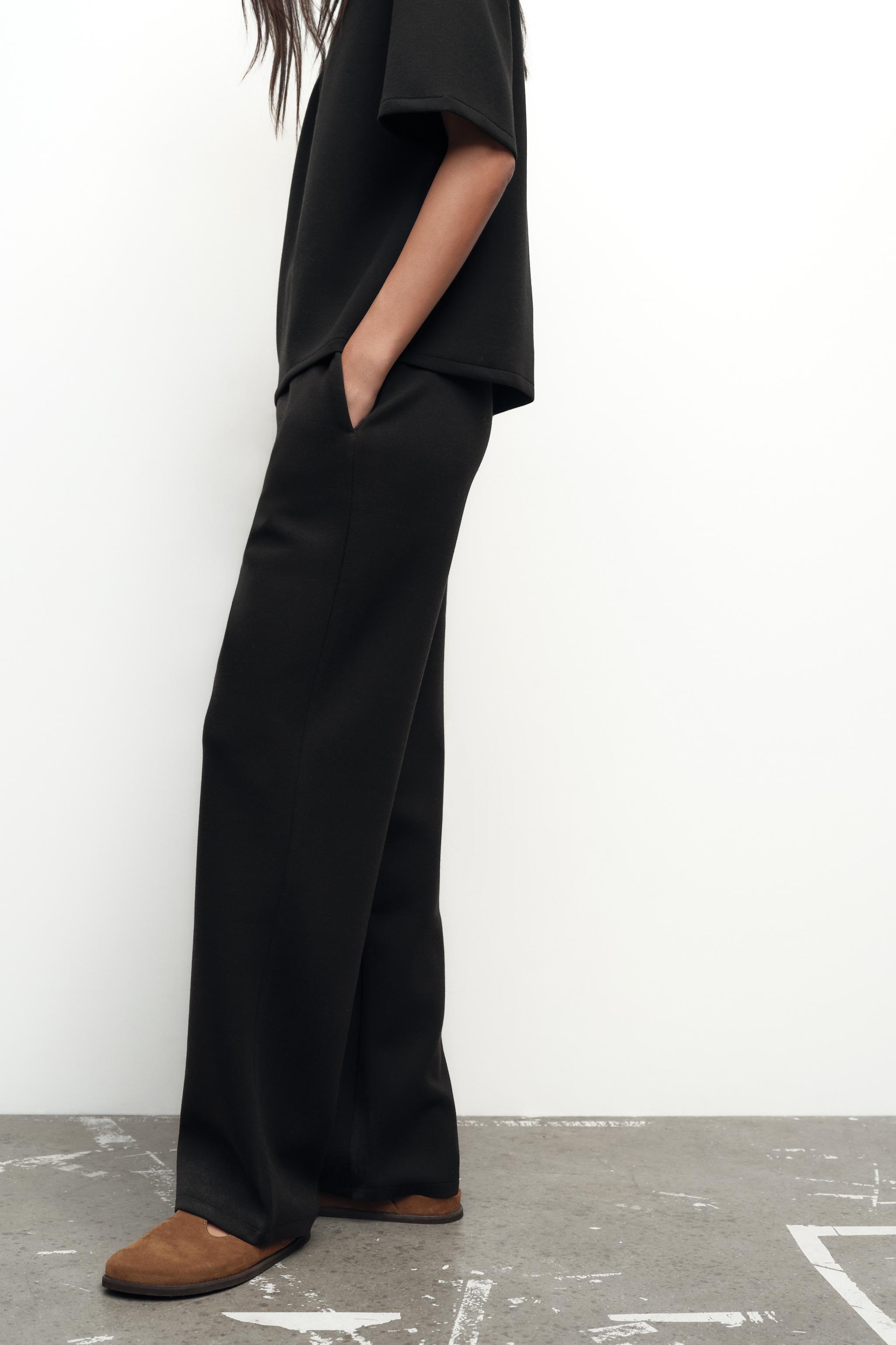 FLOWY PANTS - Black | ZARA United States FLOWY PANTS - Black | ZARA United States