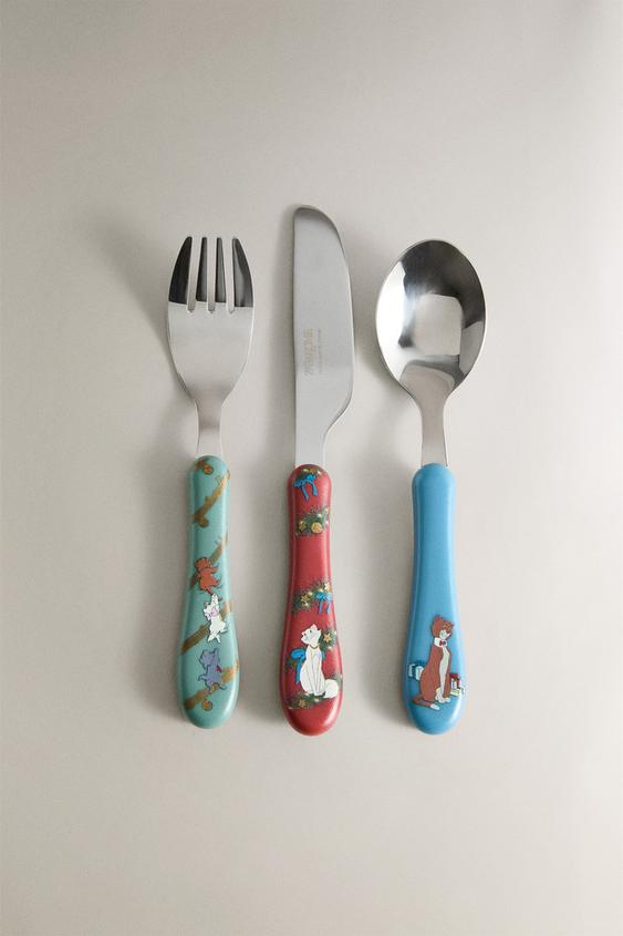 CHILDREN'S CHRISTMAS THE ARISTOCATS ©DISNEY CUTLERY SET - Multicoloured ...