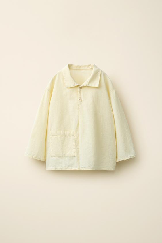 CAMICIA PIEGA CREATED BY CARAMEL LONDON X ZARA - Lime | ZARA Italia / Italy