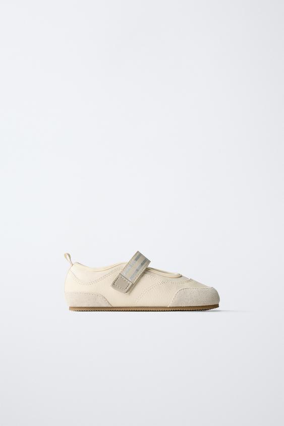 SPORTY BALLET FLATS - White | ZARA United States