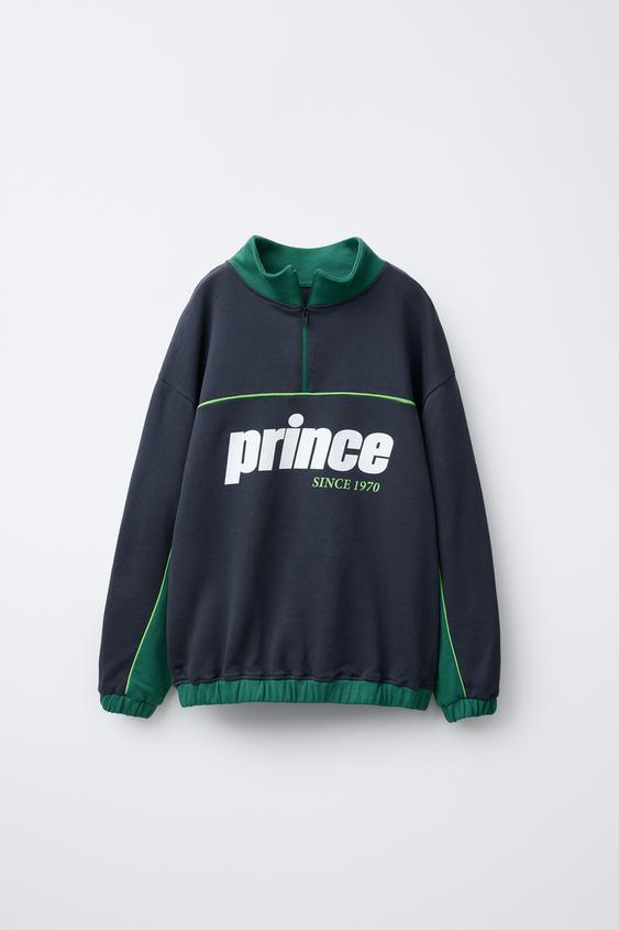 PRINCE ® ZIP-UP SWEATSHIRT - Blue green | ZARA Australia