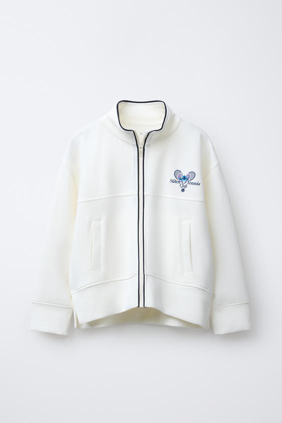 LILO & STITCH © DISNEY SWEATSHIRT WITH MODAL - Ecru | ZARA UAE - Dubai ...