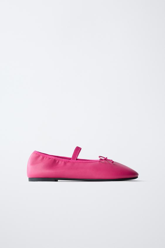 BASIC BALLERINA - Magenta | ZARA Australia