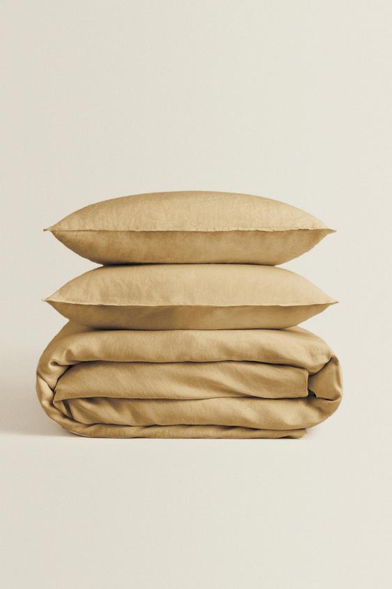WASHED LINEN SHEETS 140 GRAMS | ZARA Srbija / Serbia
