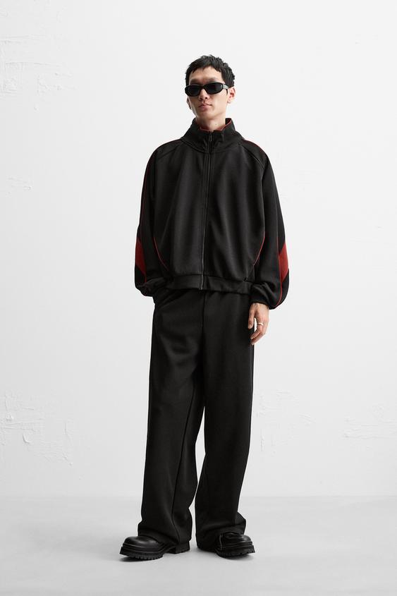 PANTALON RÉTRO FOOTBALL - Noir | ZARA Suisse / Switzerland