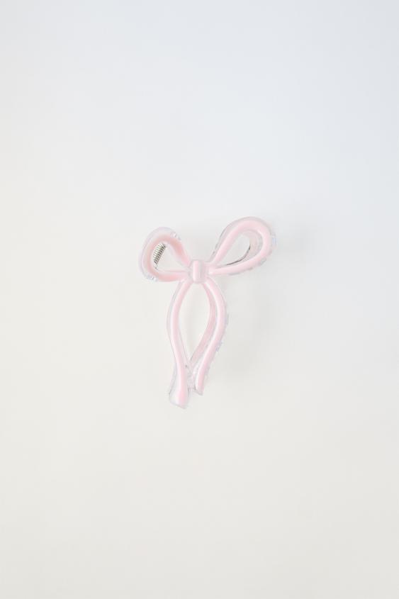 PINZA GRANDE LAZO - Rosa palo | ZARA Chile