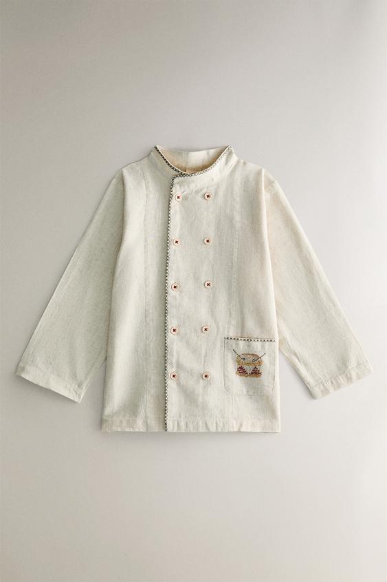 VESTE DE CHEF ENFANT NOËL - Beige clair | ZARA Belgique / Belgium