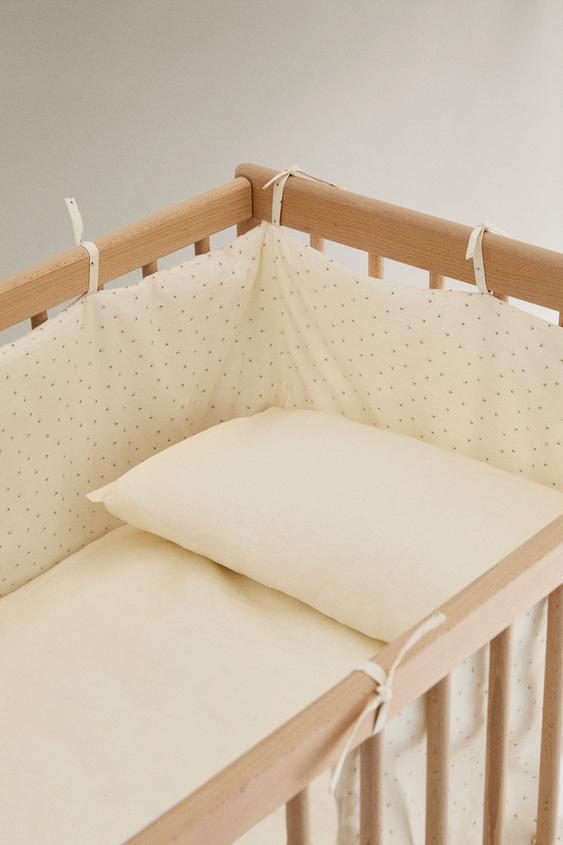 FLORAL BABY COT BUMPER COVER - Grønn | ZARA Norge / Norway