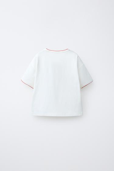 2-6 ANS/ PYJAMA HELLO KITTY © SANRIO - Blanc / Rouge | ZARA France