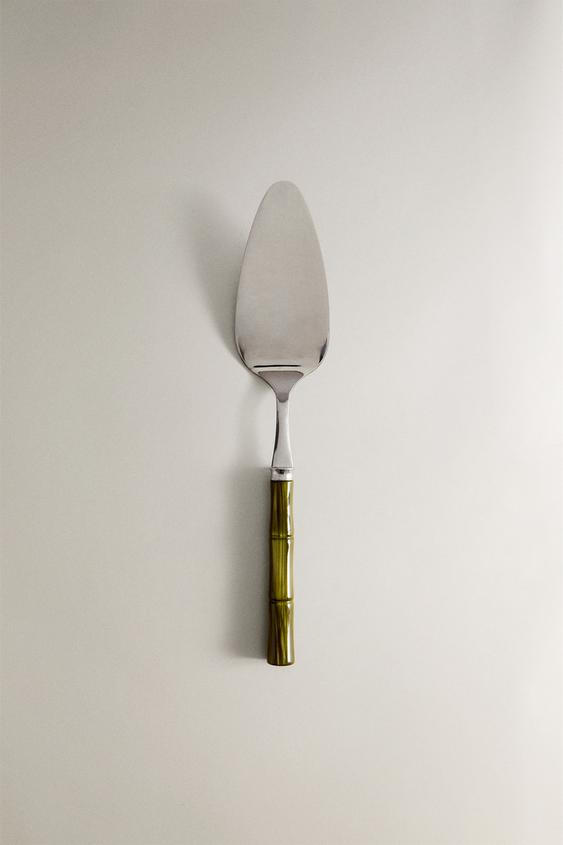 BAMBU GÖRÜNÜMLÜ SAPLI PASTA SPATULASI - Yeşil | ZARA Türkiye / Turkey