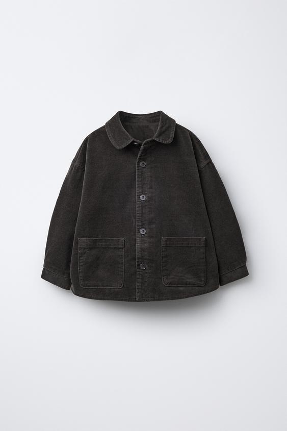SOFT-TOUCH OVERSHIRT - Green | ZARA India