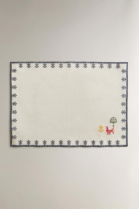 SUPORT FARFURIE BRODERII PUNCT CRUCE - Verde | ZARA România