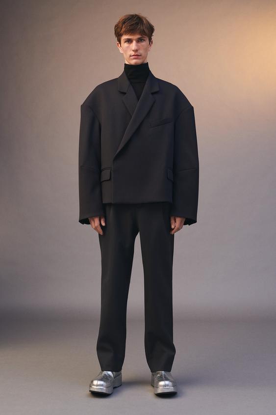 LIMITED EDITION BOXY FIT BLAZER - Black | ZARA Turkey