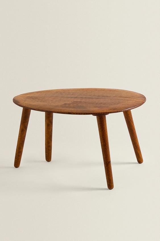 BEVELED WOODEN COFFEE TABLE - Brown | ZARA Canada