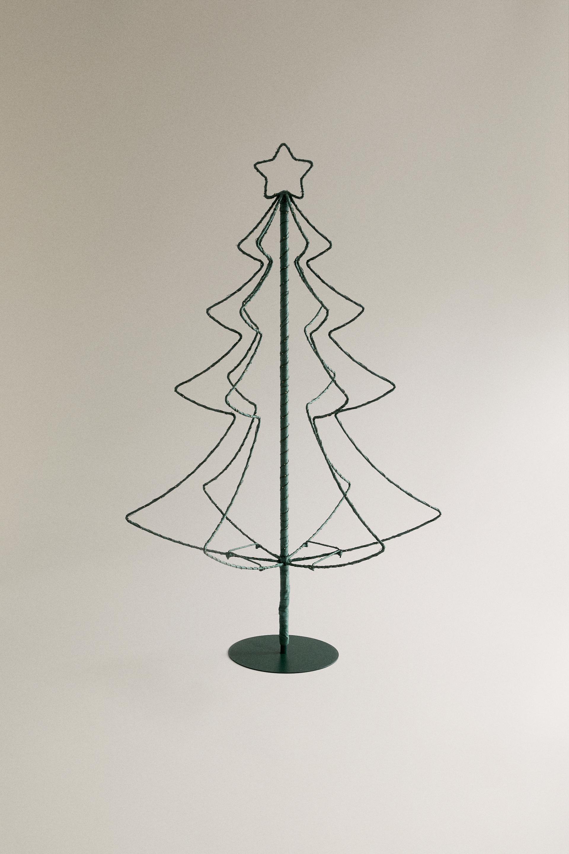 LARGE CHRISTMAS TREE STRUCTURE WITH LED LIGHTS - Grønn | ZARA Norge ...