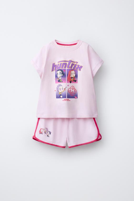 6-14 YEARS/ KPOP DEMON HUNTERS™ NETFLIX © PYJAMAS - Mauve | ZARA India