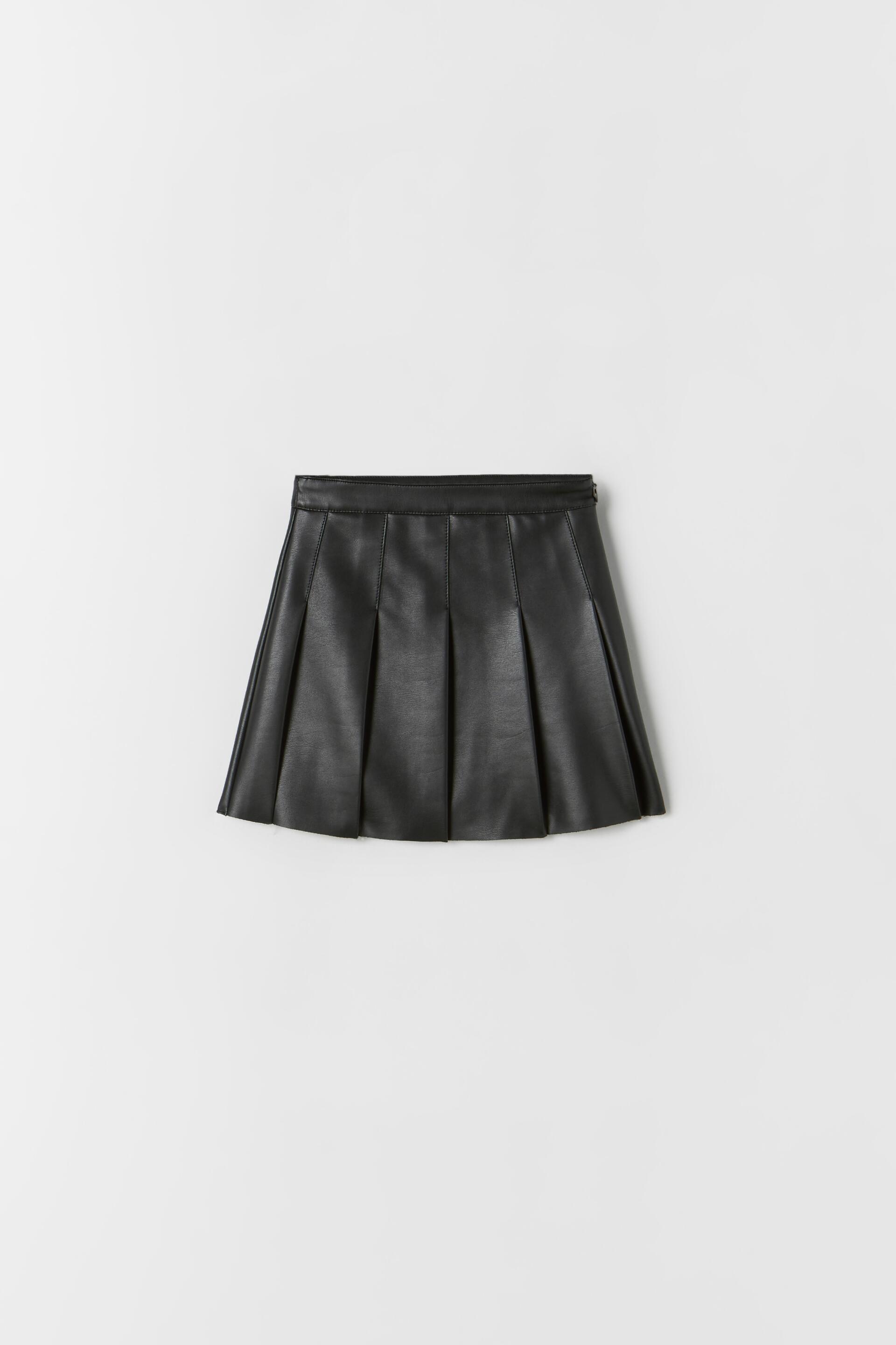 Zara leather skirt store