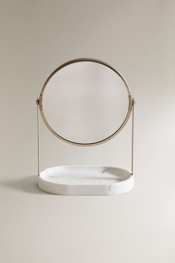 MARBLE-EFFECT MIRROR - Grey | ZARA United Kingdom