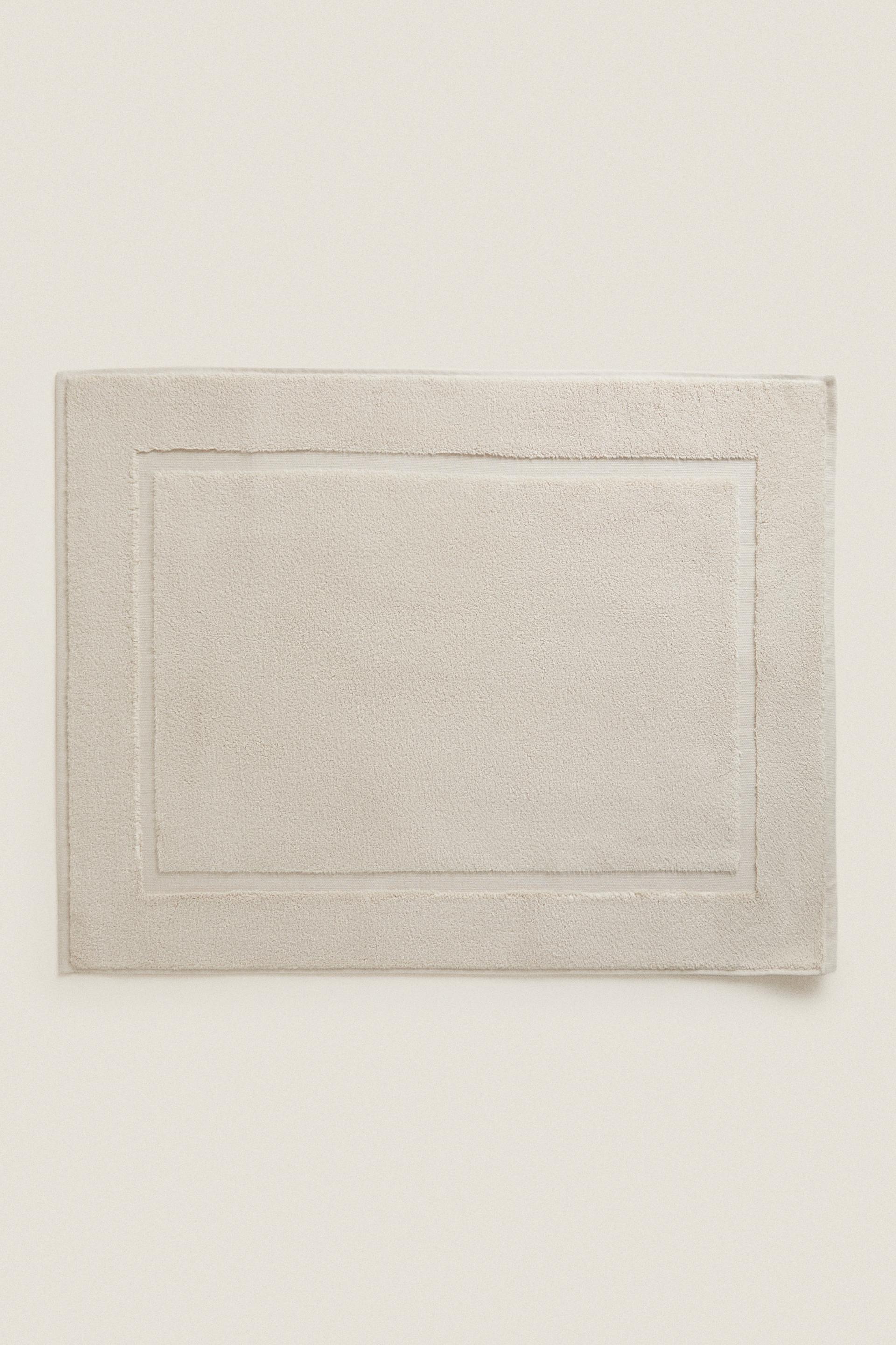NON-SLIP SOFT TERRY BATH MAT - Light sand | ZARA United Kingdom