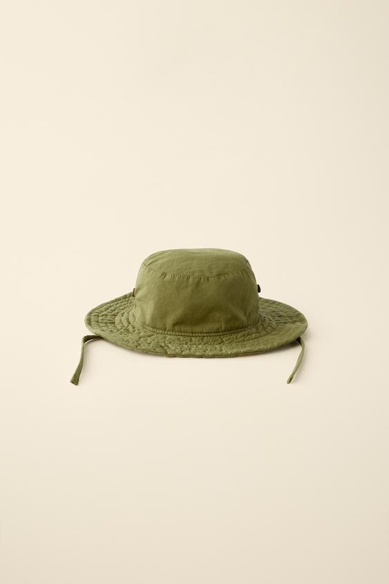 BONNET BUCKET CRÉÉ PAR CARAMEL LONDON X ZARA - Kaki | ZARA Suisse ...
