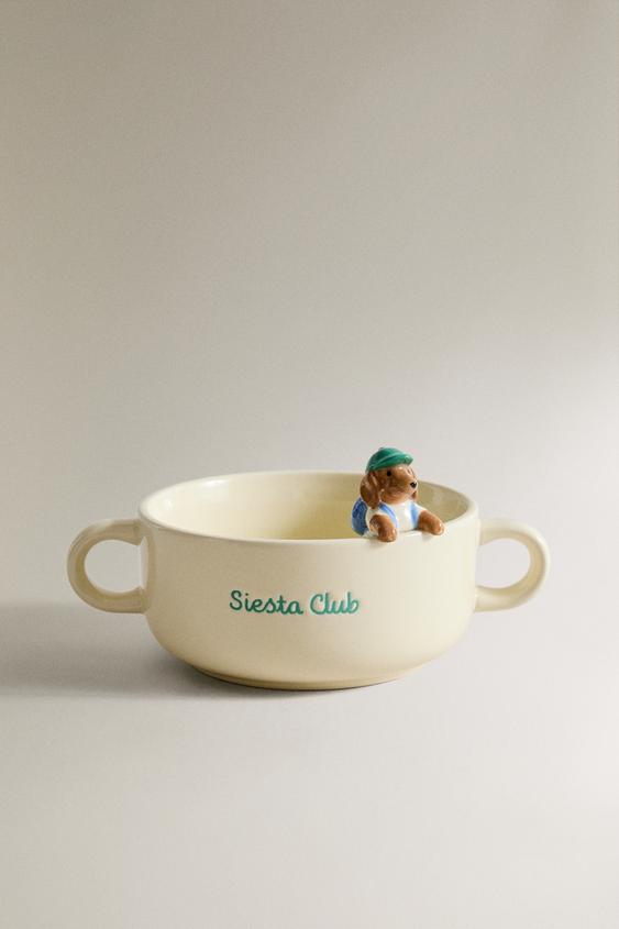 CHILDREN'S CERAMIC DOGGY BOWL - Multicoloured | ZARA Ireland
