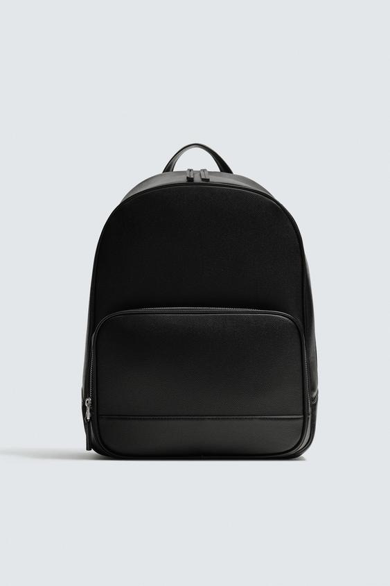 TEXTURED BACKPACK - Black | ZARA United Kingdom