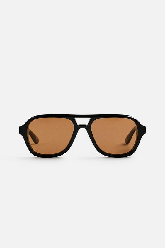 LENTES DE SOL CUADRADOS - Negro | ZARA Mexico