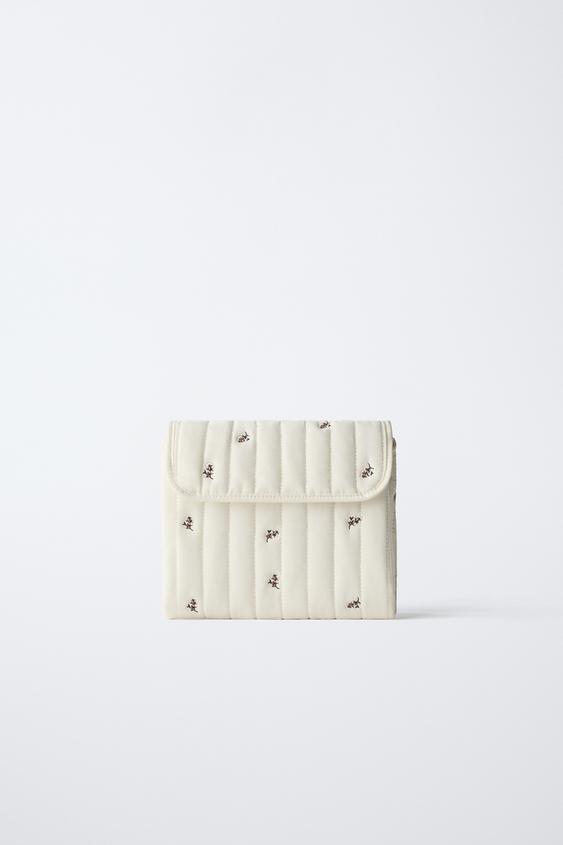 FLORAL CHANGING MAT - Ecru White | ZARA India