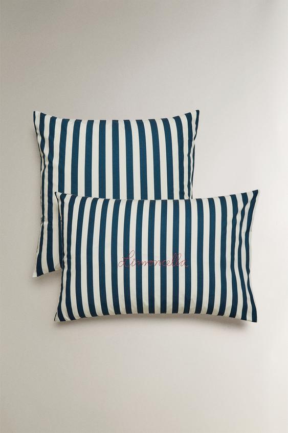 KIDS' STRIPED PILLOWCASE X THE ANIMALS OBSERVATORY - Navy blue | ZARA ...