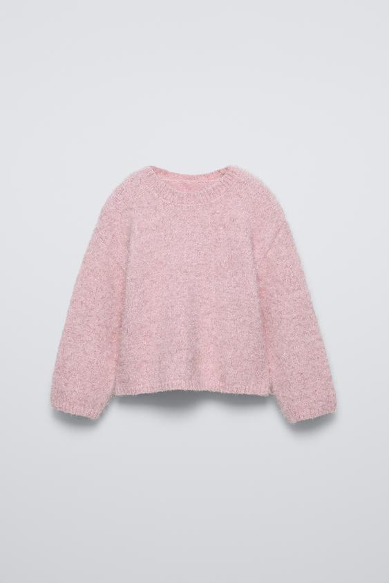 SPARKLY KNIT SWEATER - Pink | ZARA Australia