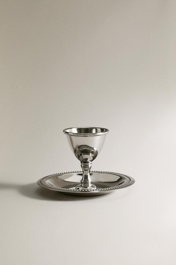 COQUETIER ACIER AVEC SOUCOUPE - Acier | ZARA France