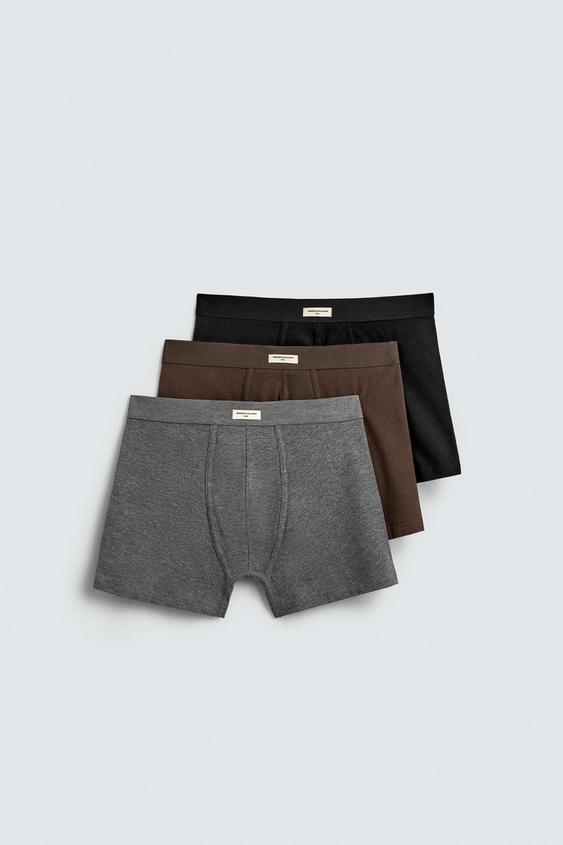 SOFT BOXERS 3-PACK - various | ZARA Canada