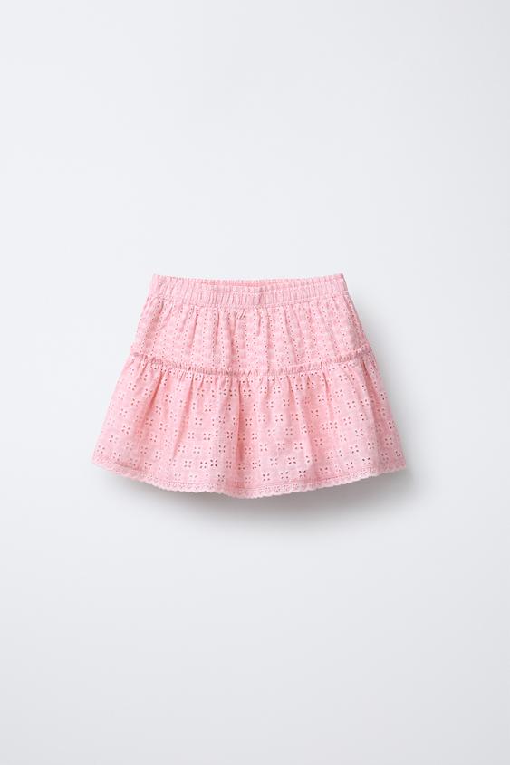 SCHIFFLY BERMUDA SKORT - Pink | ZARA Thailand