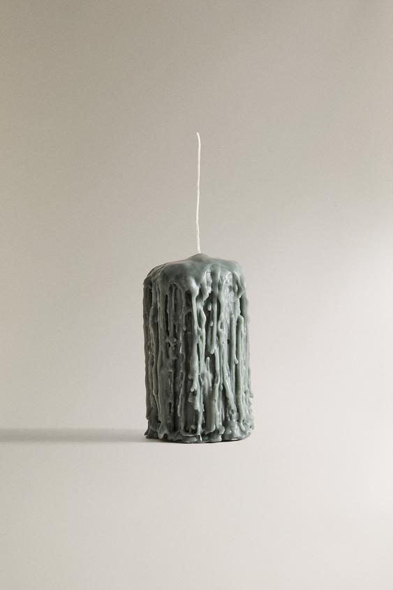 (365 G) BASILICUM CYLINDER SCENTED CANDLE - Mint | ZARA Turkey