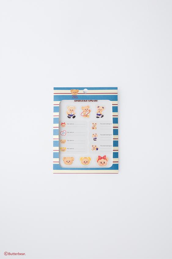 BUTTERBEAR © STICKER PACK - Ecru | ZARA Singapore