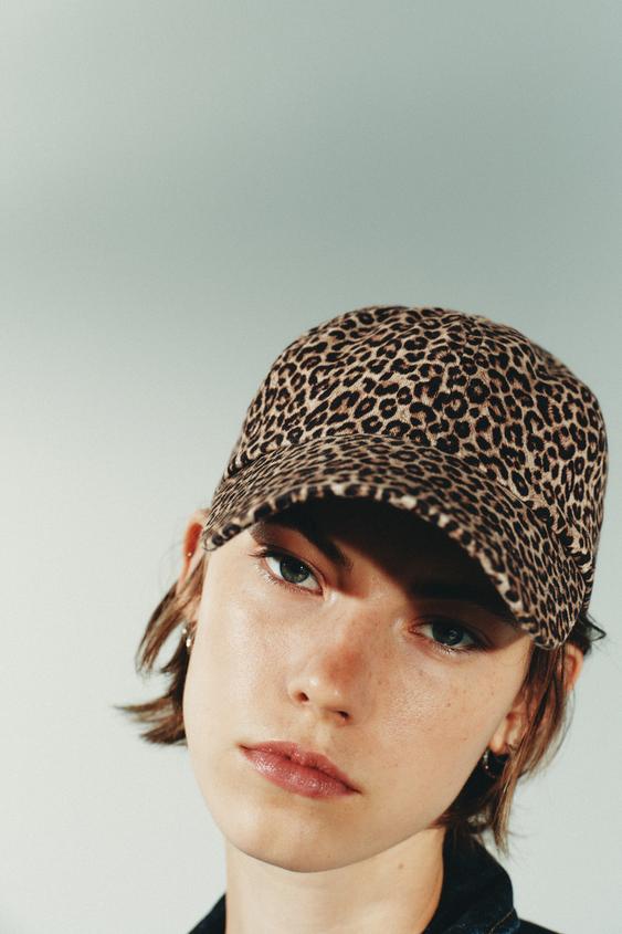 TWILL-CAP MIT ANIMAL-PRINT - Leopardenprint | ZARA Deutschland / Germany