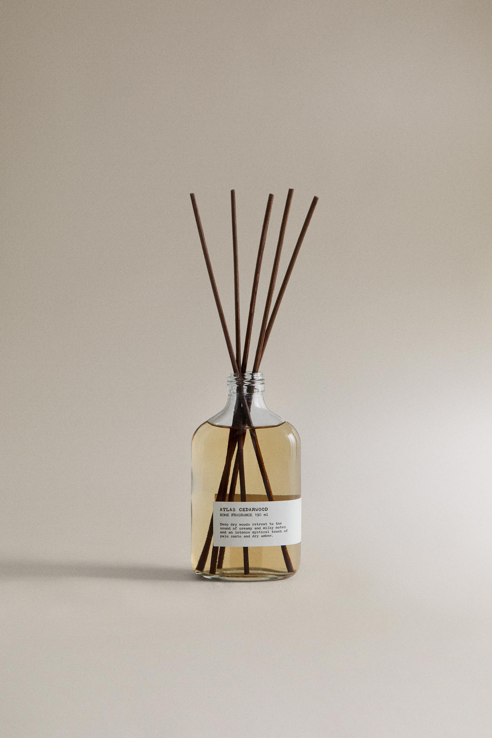 (190 ML) DIFFUSEUR EN STICKS ATLAS CEDARWOOD - Camel moyen | ZARA ...