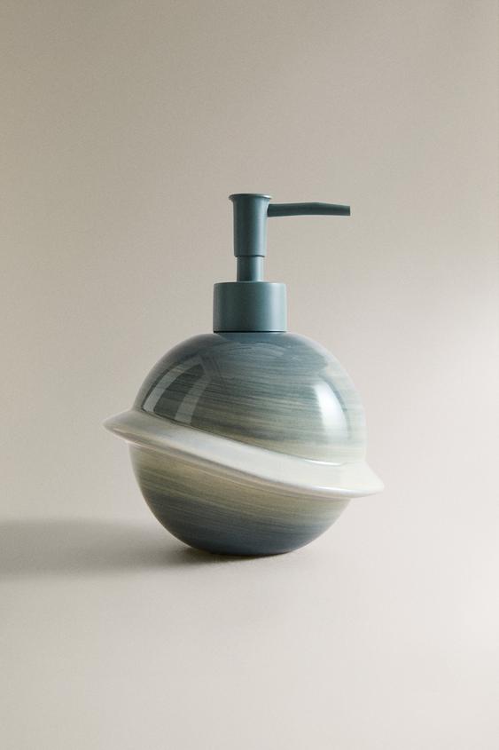 CHILDREN'S PLANET SOAP DISPENSER - Gray / Blue | ZARA United States
