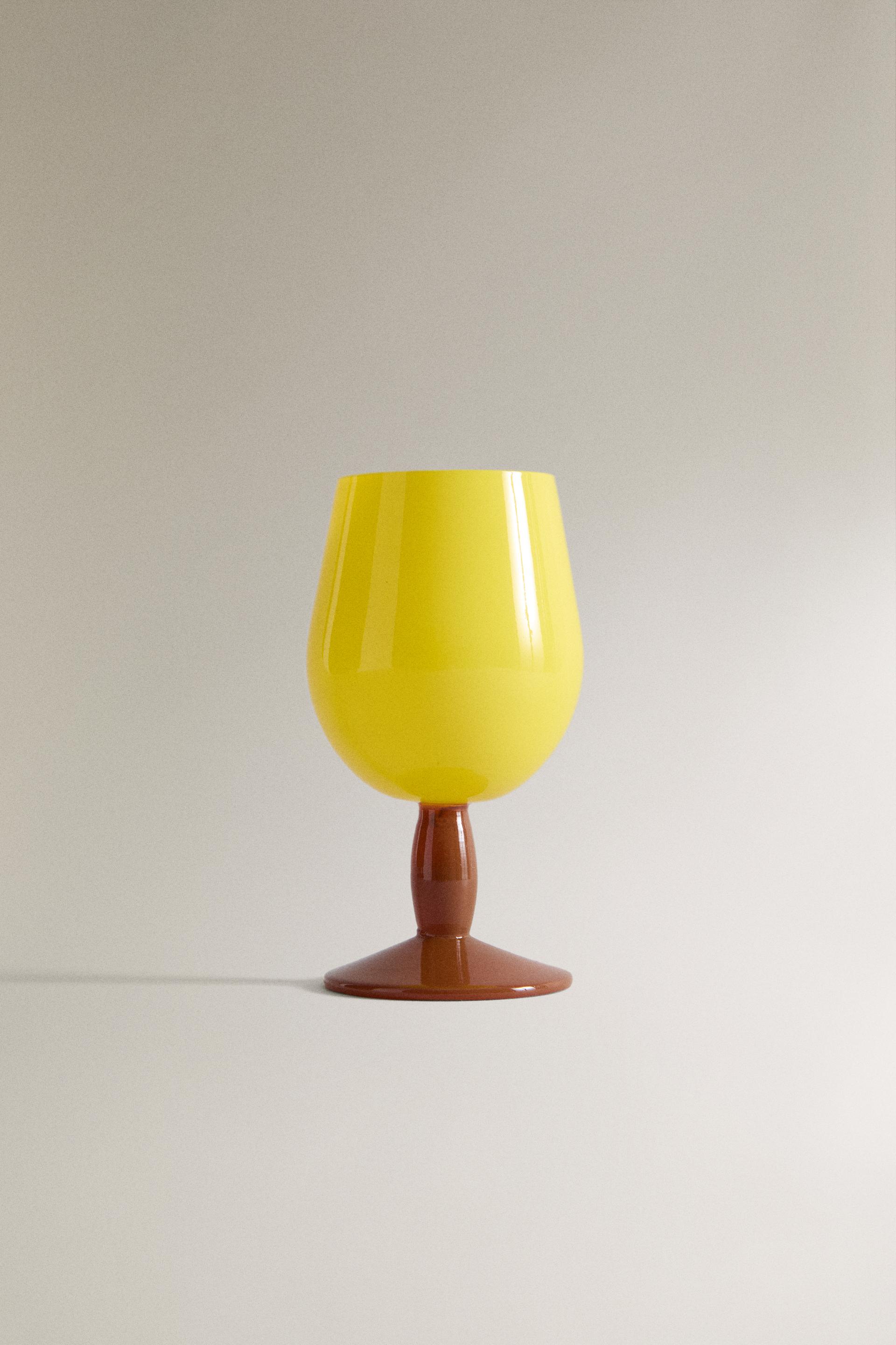 TWO-TONE GLASS x COLLAGERIE - Gul | ZARA Norge / Norway