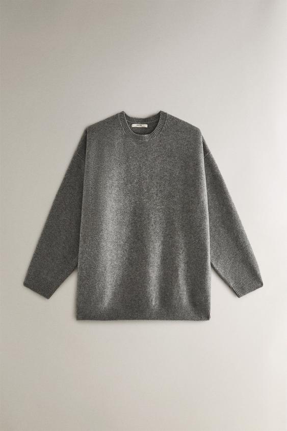 SUÉTER PUNTO - Gris | ZARA Mexico
