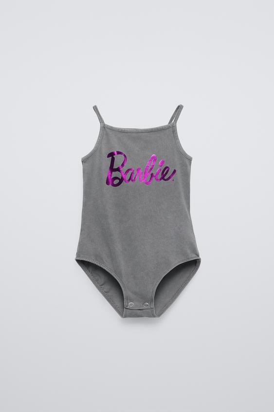 BARBIE™ MATTEL FADED BODYSUIT - Anthracite grey | ZARA Singapore
