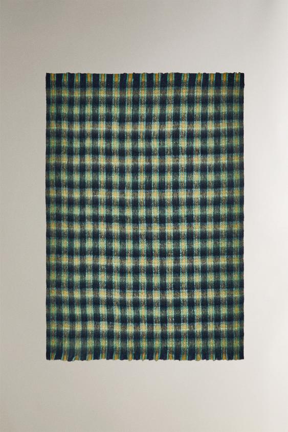 SOFT CHECK THROW - Yellow | ZARA Turkey