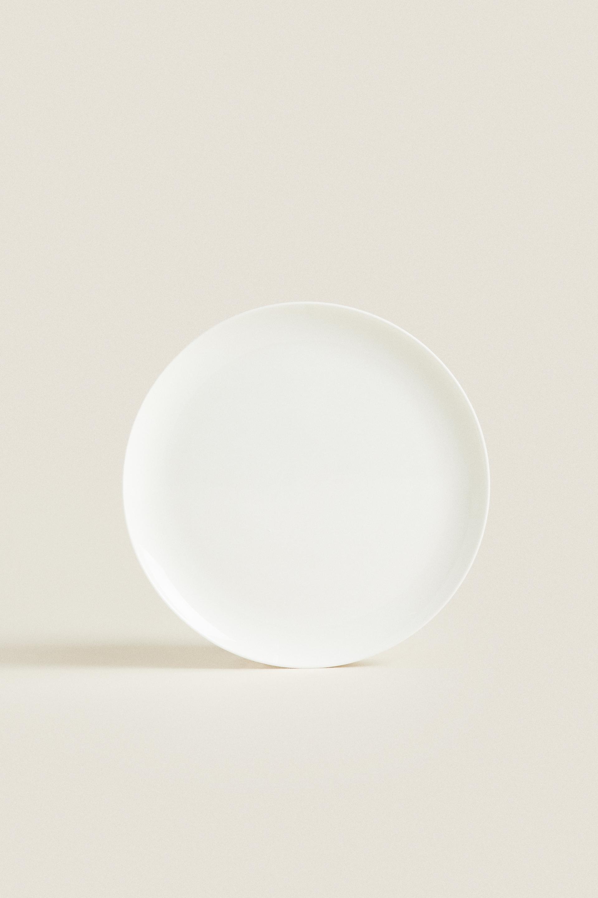 BONE CHINA DESSERT PLATE - White | ZARA United States