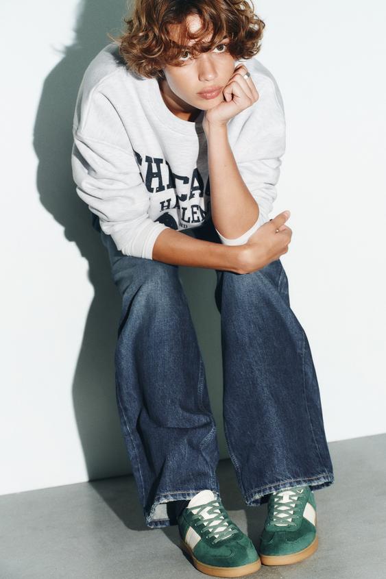 ЦВЕТНИ СПОРТНИ ОБУВКИ - Зелено | ZARA България / Bulgaria