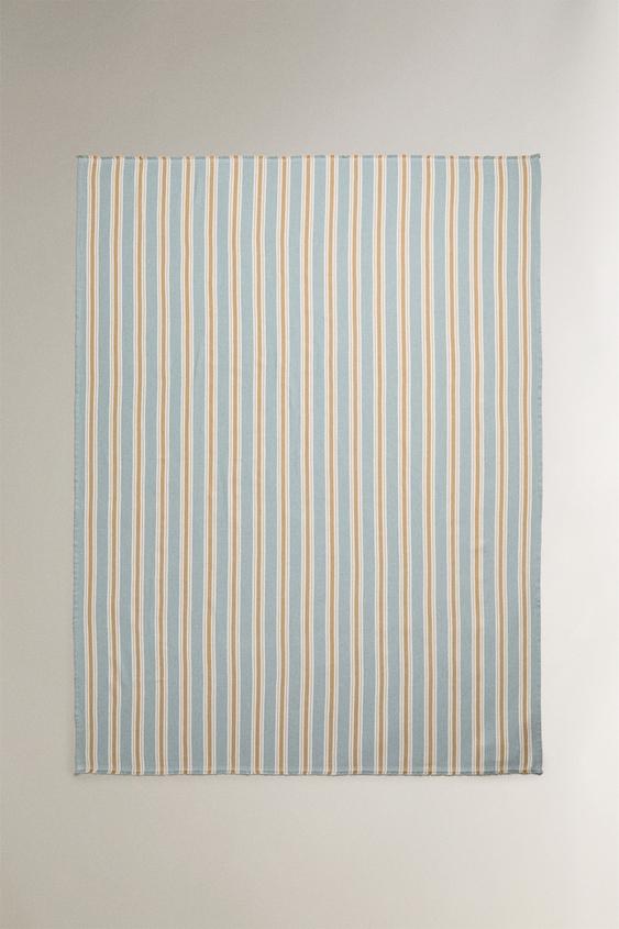 PLAIN MULTIPURPOSE THROW - Aquamarine | ZARA Turkey