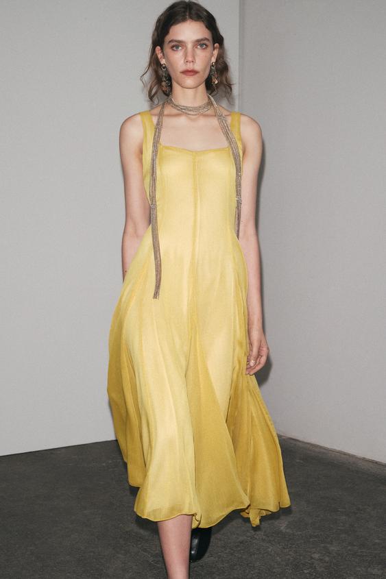 ROCHIE MIDI ZW COLLECTION - Galben | ZARA România