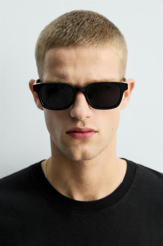 LIMITED EDITION SQUARE SUNGLASSES - Black | ZARA United States